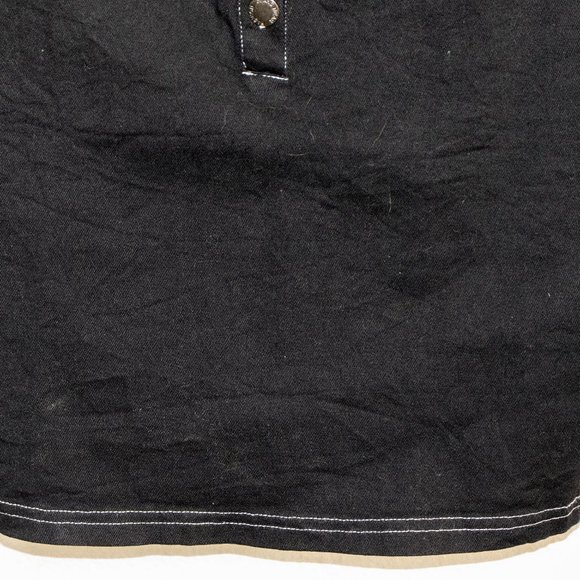 Nasty Gal | Dresses | Nasty Gal Black Denim Button Mini Dress Nwot ...